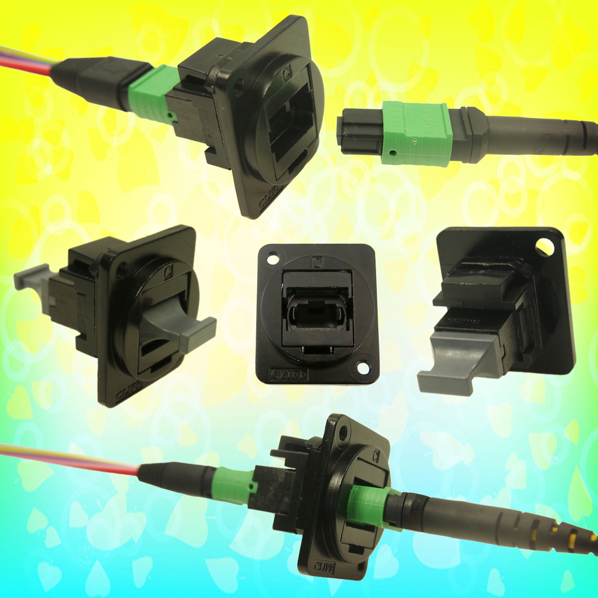 Cliff adds multi-fibre push-on connector | Electronics Weekly