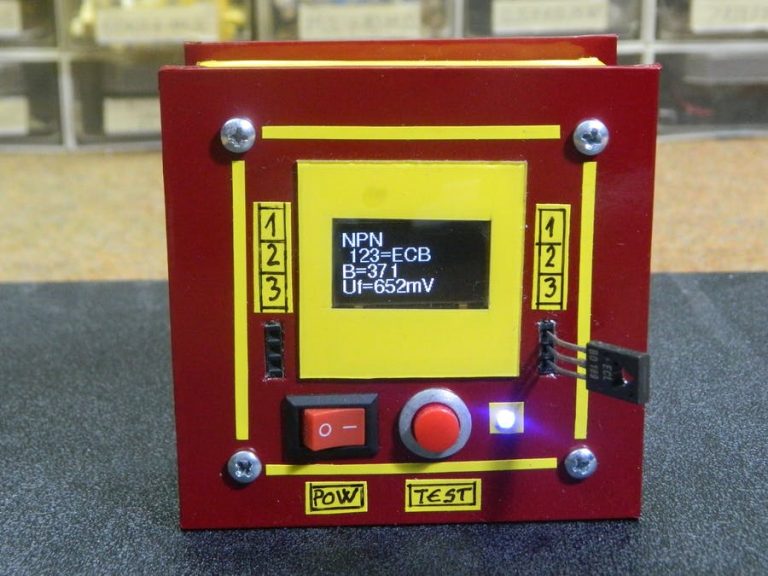 Electronic Component Tester is powered by Arduino