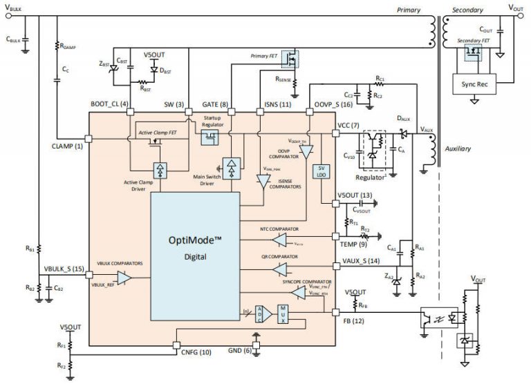 Active clamp fly-back controller for adapters up to 100W | Electronics ...