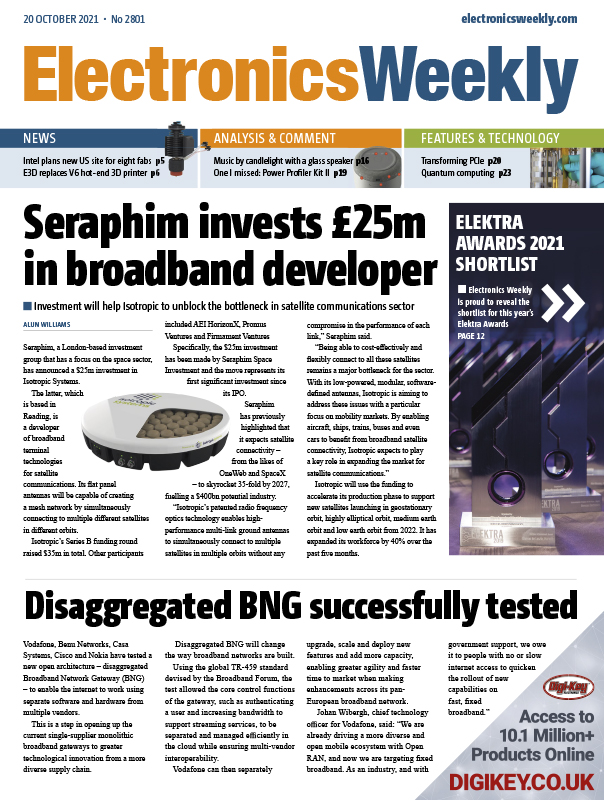 20 October | Electronics Weekly