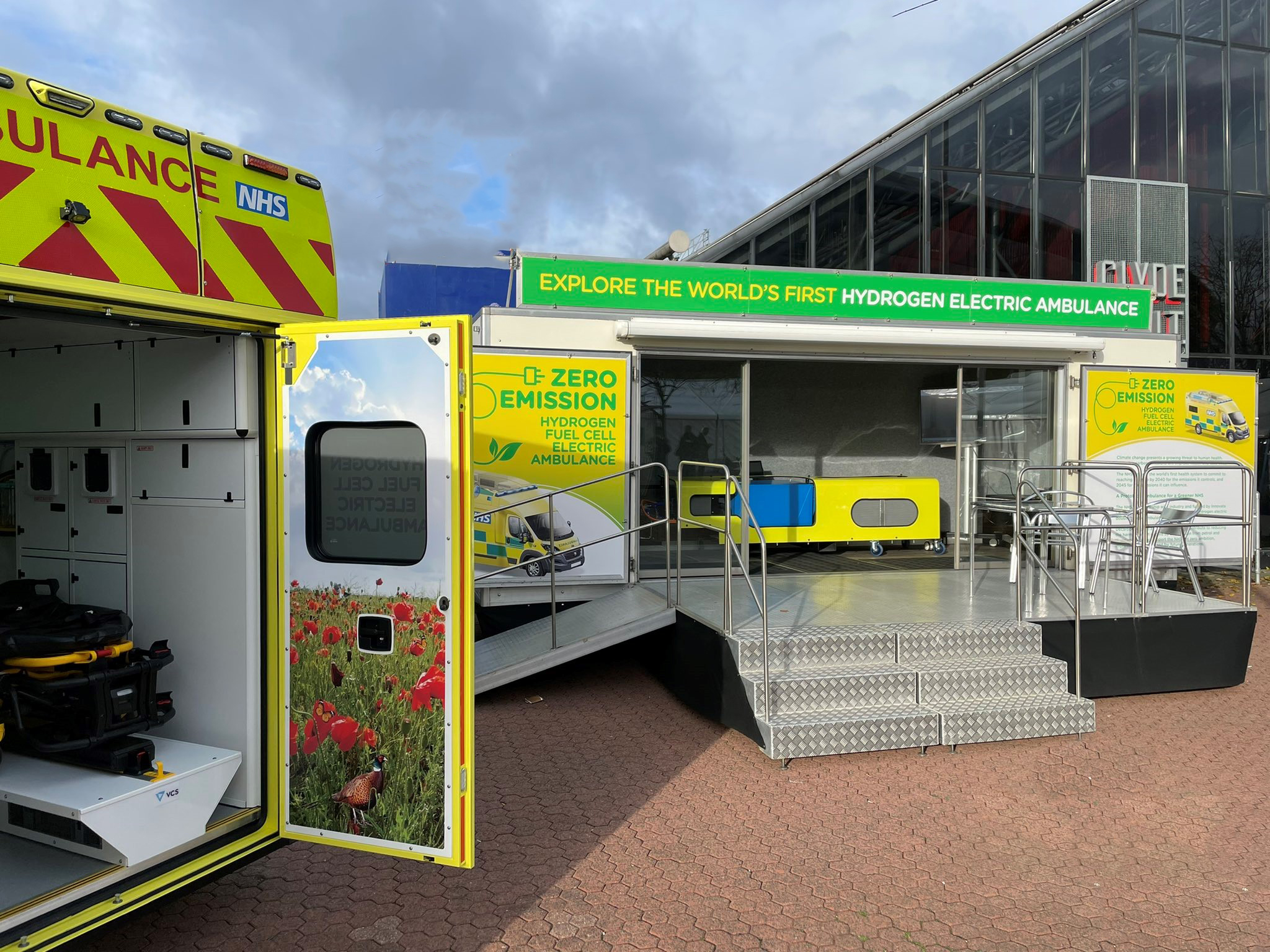 ULEMCo shows COP26 its hydrogen powered ambulance | Electronics Weekly