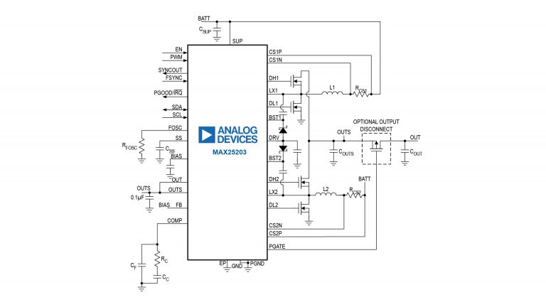 ADI multi-phase boost controller | Electronics Weekly