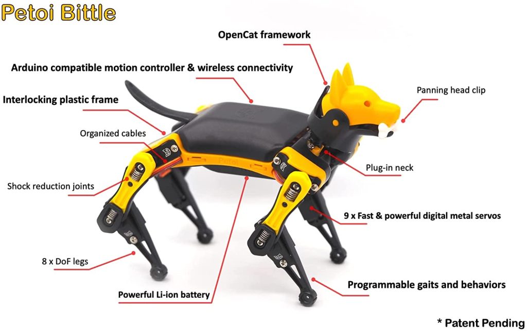 Palm sized robot dog operates with OpenCat