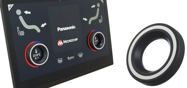Dumb stick-on knob adds rotary encoder to touch screen | Electronics Weekly