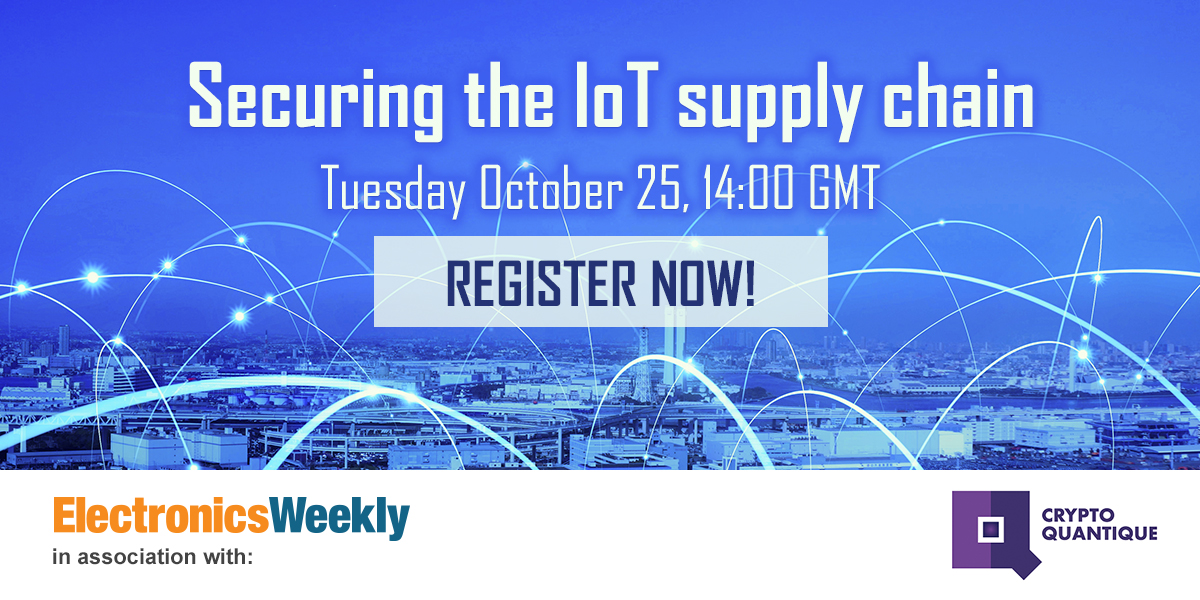 Webinar: Securing the IoT supply chain - learnings, advice and actions