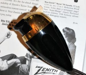 The first Zenith Lazy Bones TV remote control - Antique Gadget