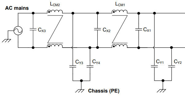 Updated: Y-capacitance multiplier IC shrinks EMC inductors ...
