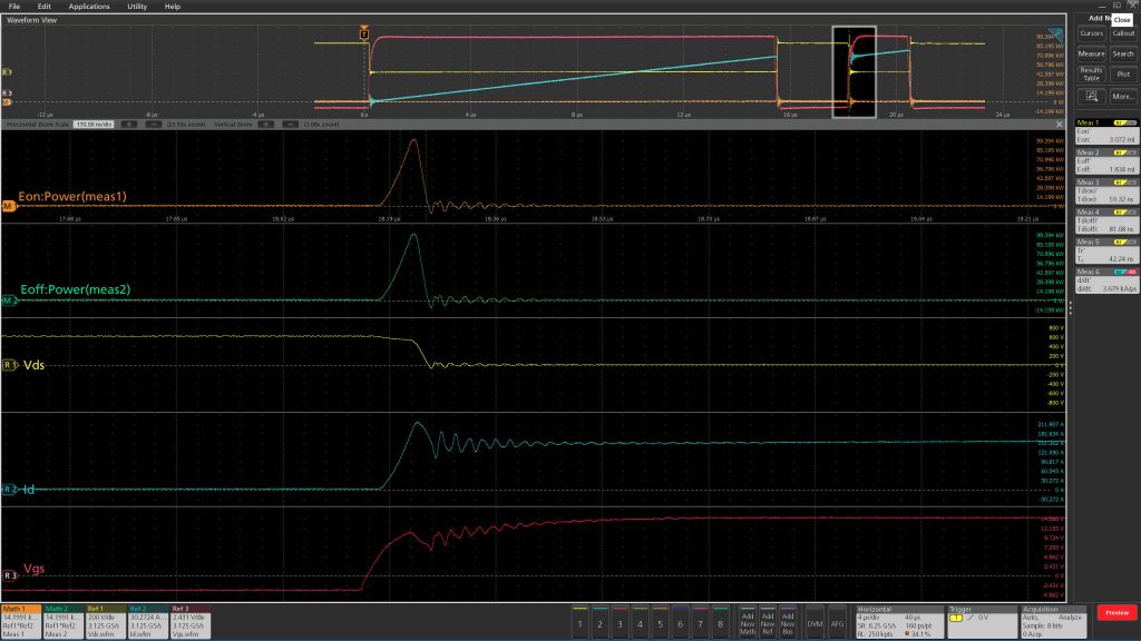 Automatic double-pulse testing for GaN and SiC power design
