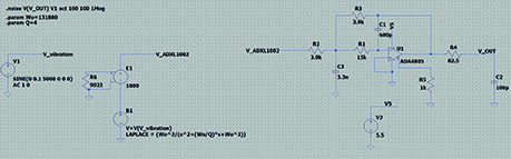 MEMS accelerometer signal chain modelling in LTSpice | Electronics Weekly