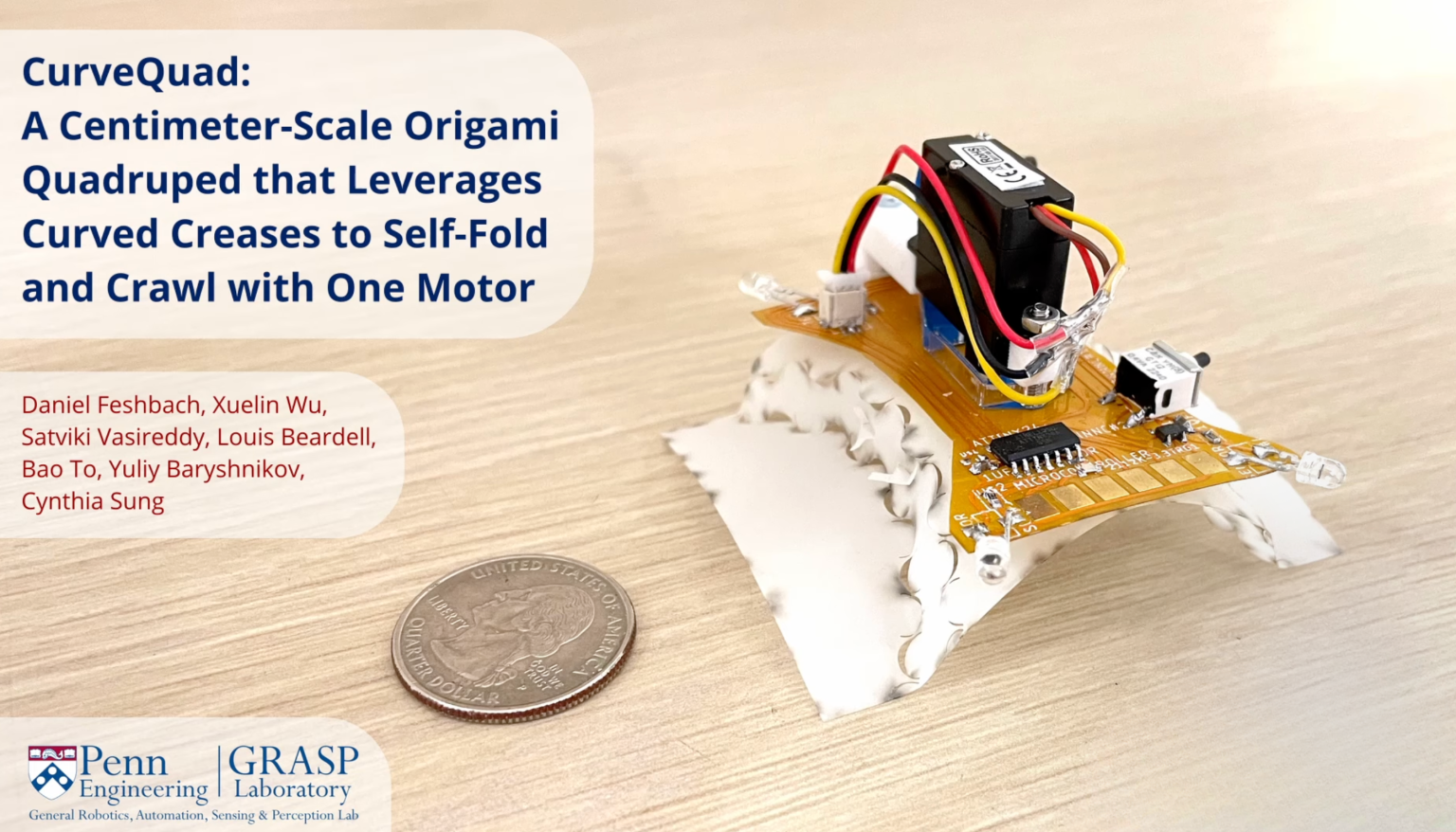 Picture of the day: Origami-inspired centimetre-scale quadruped robot