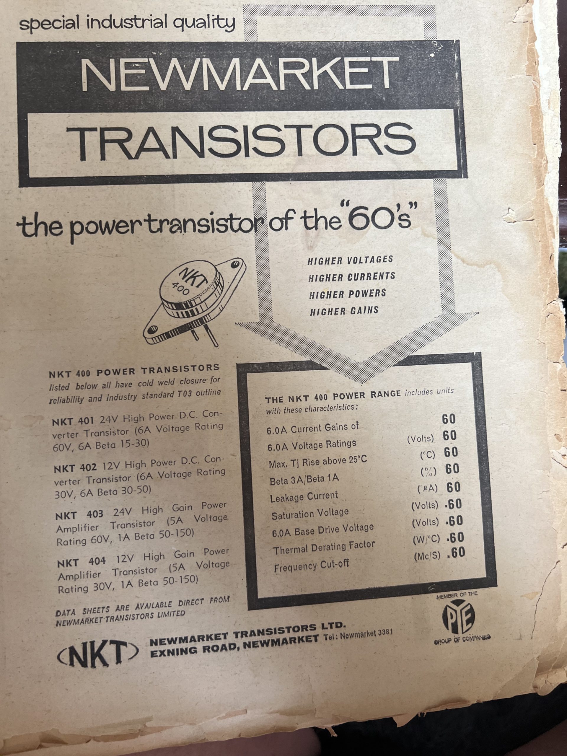 The Power Transistor Of The ‘60s | Electronics Weekly