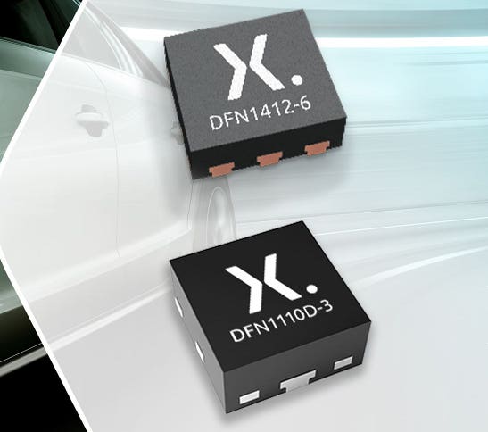 Small-signal mosfets in 1.1x1mm and 1.4x1.2mm DFN packaging ...