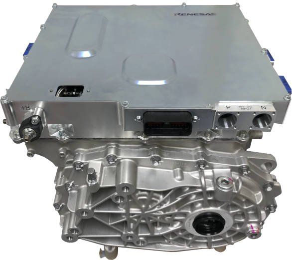 Electronica: Renesas shows 8-in-1 EV power axle | Electronics Weekly