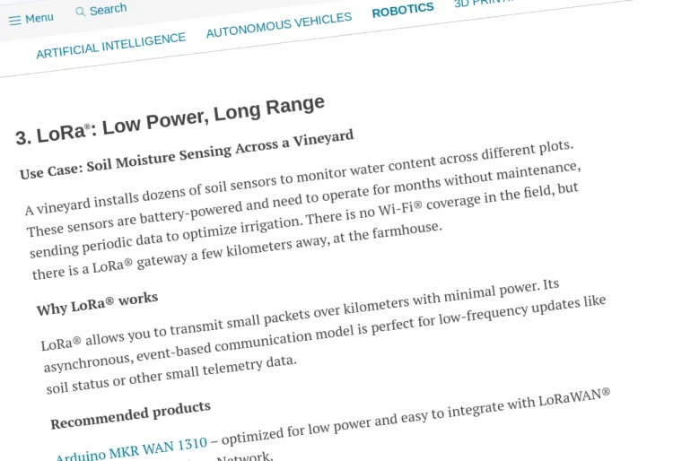 Wevolver Resource Wireless Comms With Arduino Electronics Weekly
