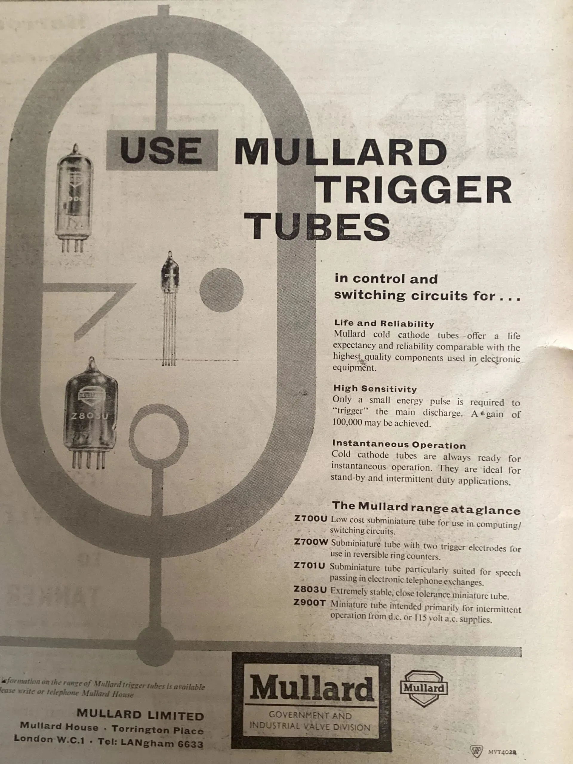 Cold Cathode Trigger Tubes | Electronics Weekly
