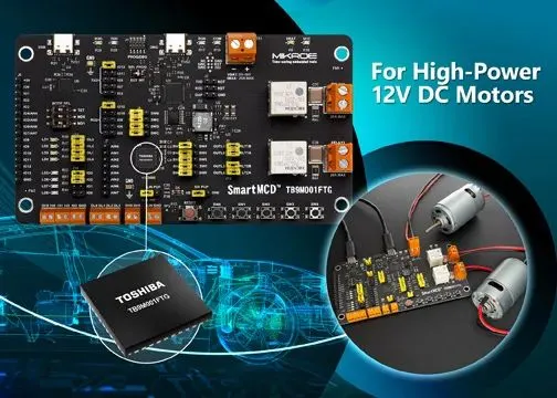 Toshiba SmartMCD integrated into Mikroe automotive board | Electronics ...