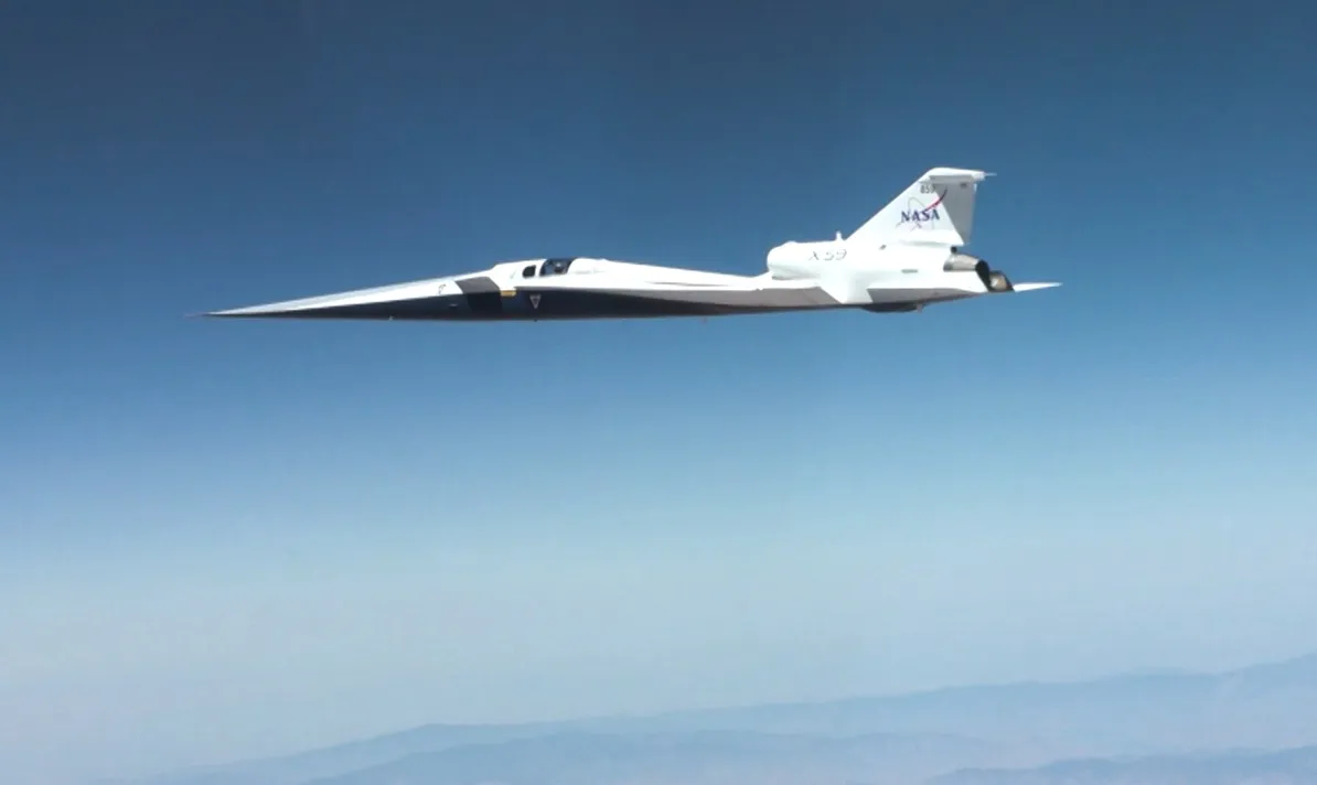 First supersonic flight for Nasa's X-59 aircraft - Pic of the Day ...