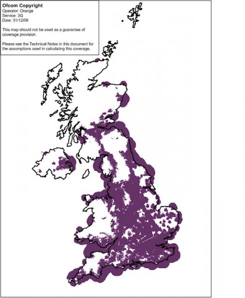 Ofcom UK mobile coverage