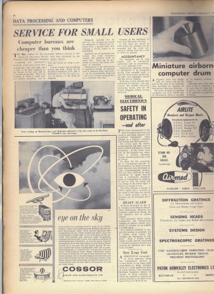 Electronics Weekly’s first issue, 7 Sep 1960 | Electronics Weekly