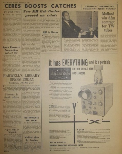 Electronics Weekly’s first issue, 7 Sep 1960 | Electronics Weekly
